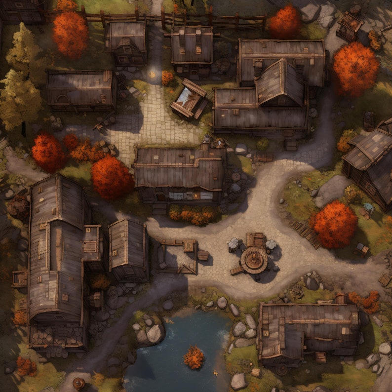 15 Fall Holiday Battle Maps, Dnd, Pathfinder, D&D, Battlemap, Dungeons ...