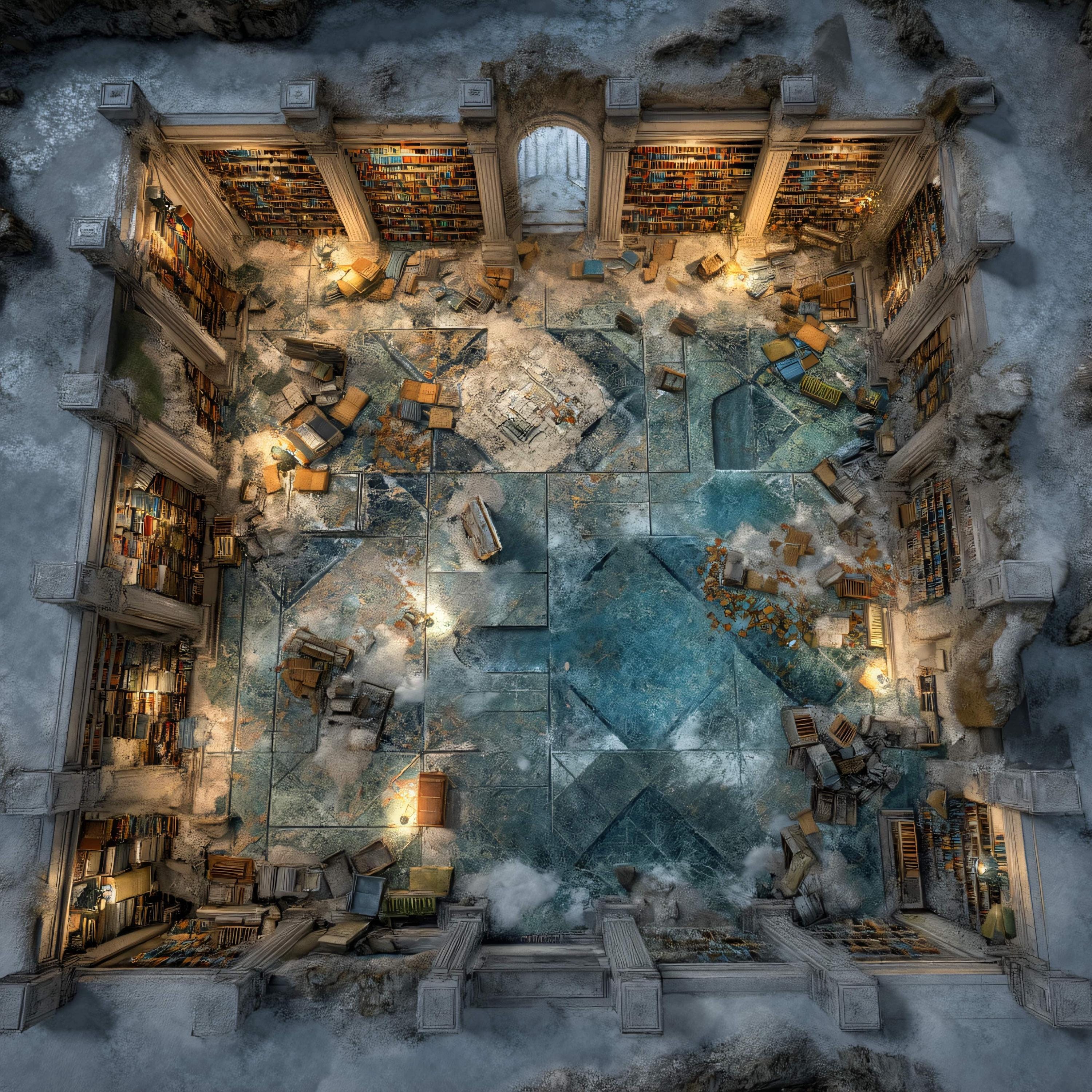 10 Gridless Rotting/ruined Battle Maps | VTT Pack for Dnd, Pathfinder ...