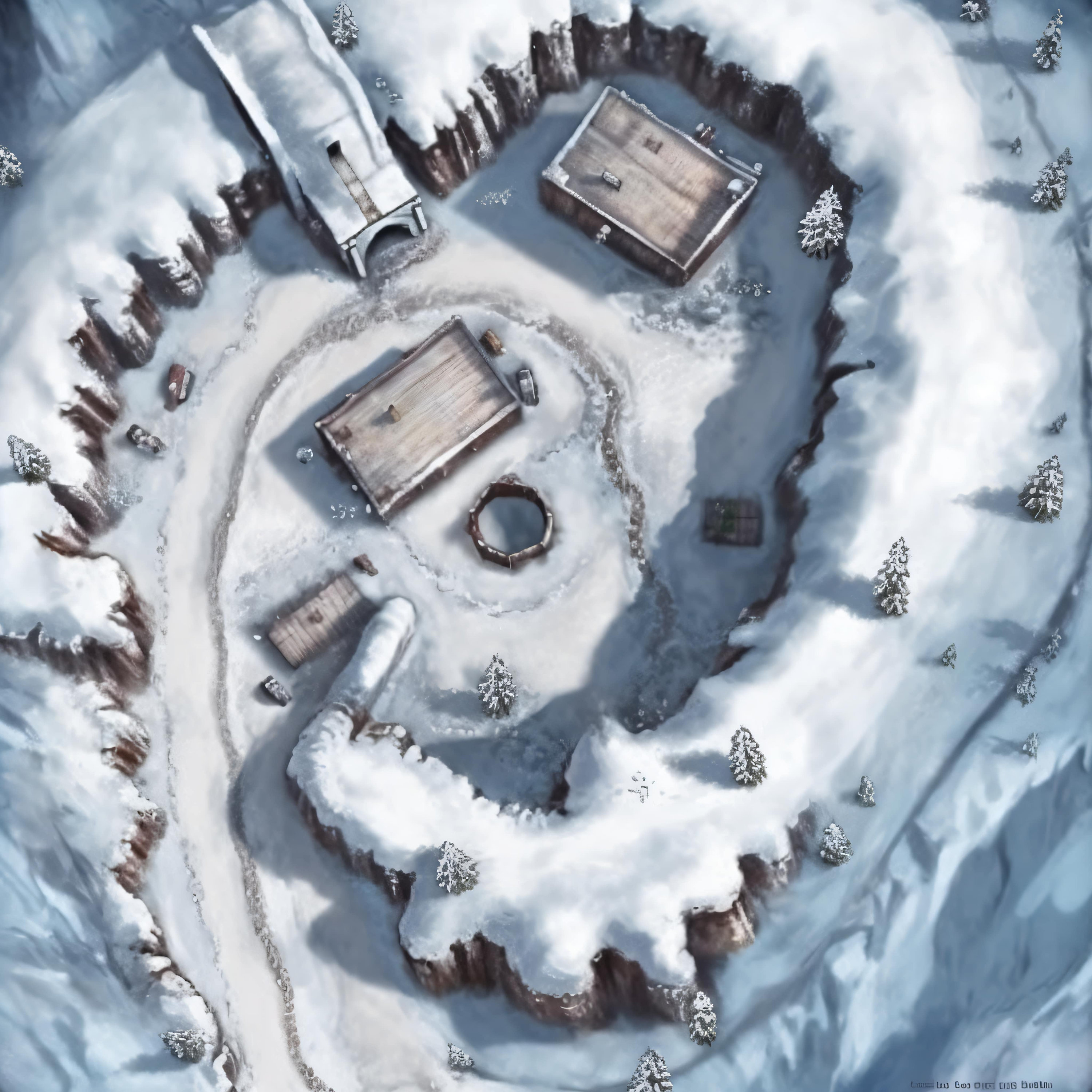 11 Snow/ice Battlemaps, Dnd Battle Map, Pathfinder, D&D, Battlemap, Dungeons and Dragons, Roll20 ...