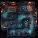 10 Cyberpunk Slums Battlemaps, Sci Fi, Dnd Battle Map, Cyberpunk, D&D ...