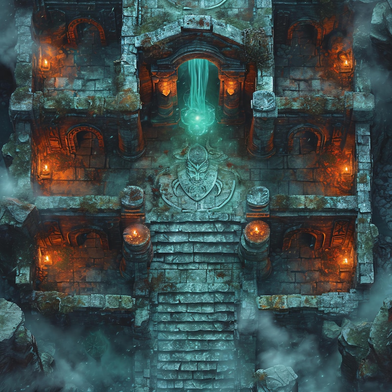 10 Cult Battle Maps, Dnd, Pathfinder, D&D, Battlemap, Dungeons and ...