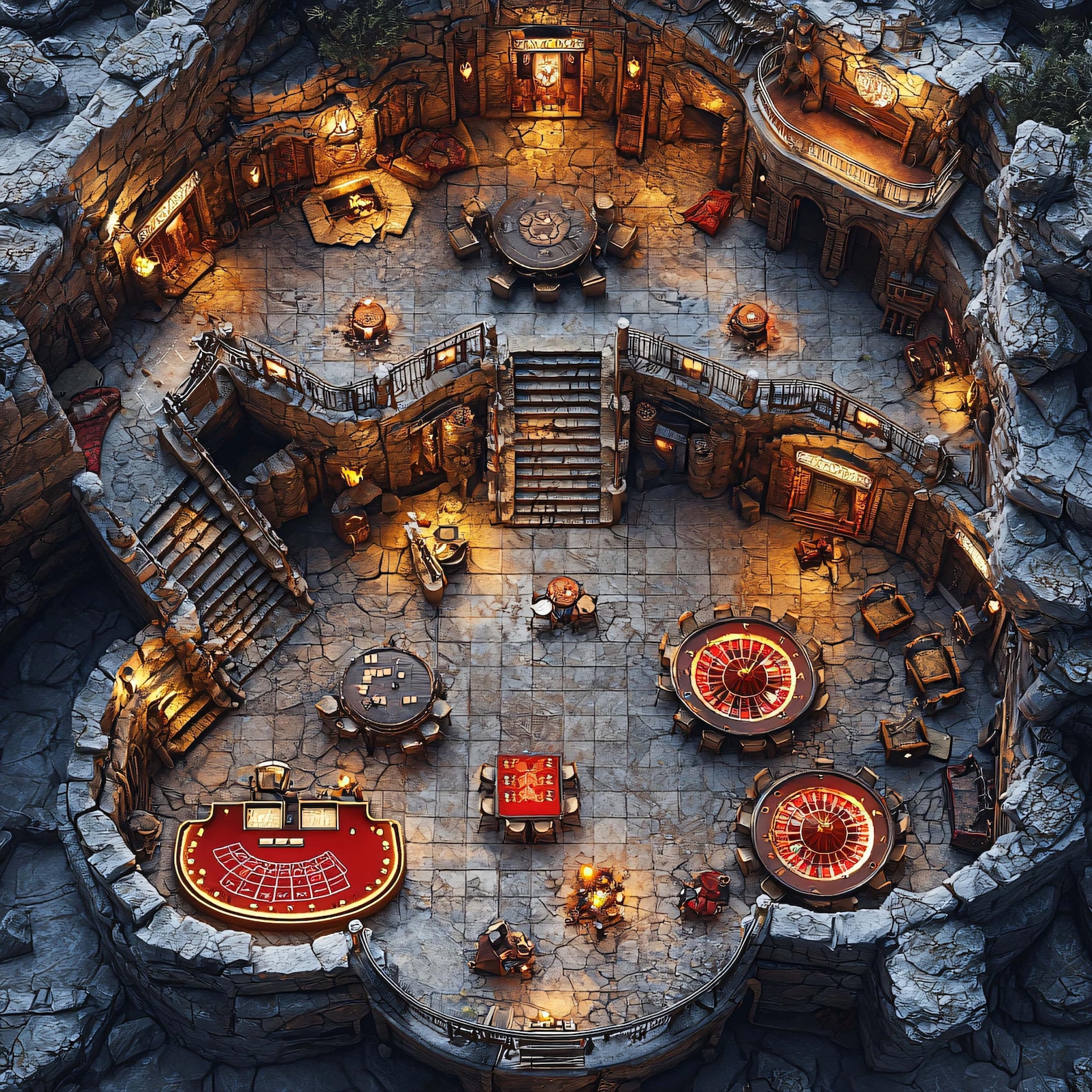 10 Casino Battle Maps, Dnd Battlemap, Pathfinder, D&D, Dungeons and ...