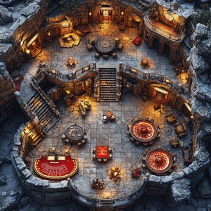 10 Casino Battle Maps, Dnd Battlemap, Pathfinder, D&D, Dungeons and ...