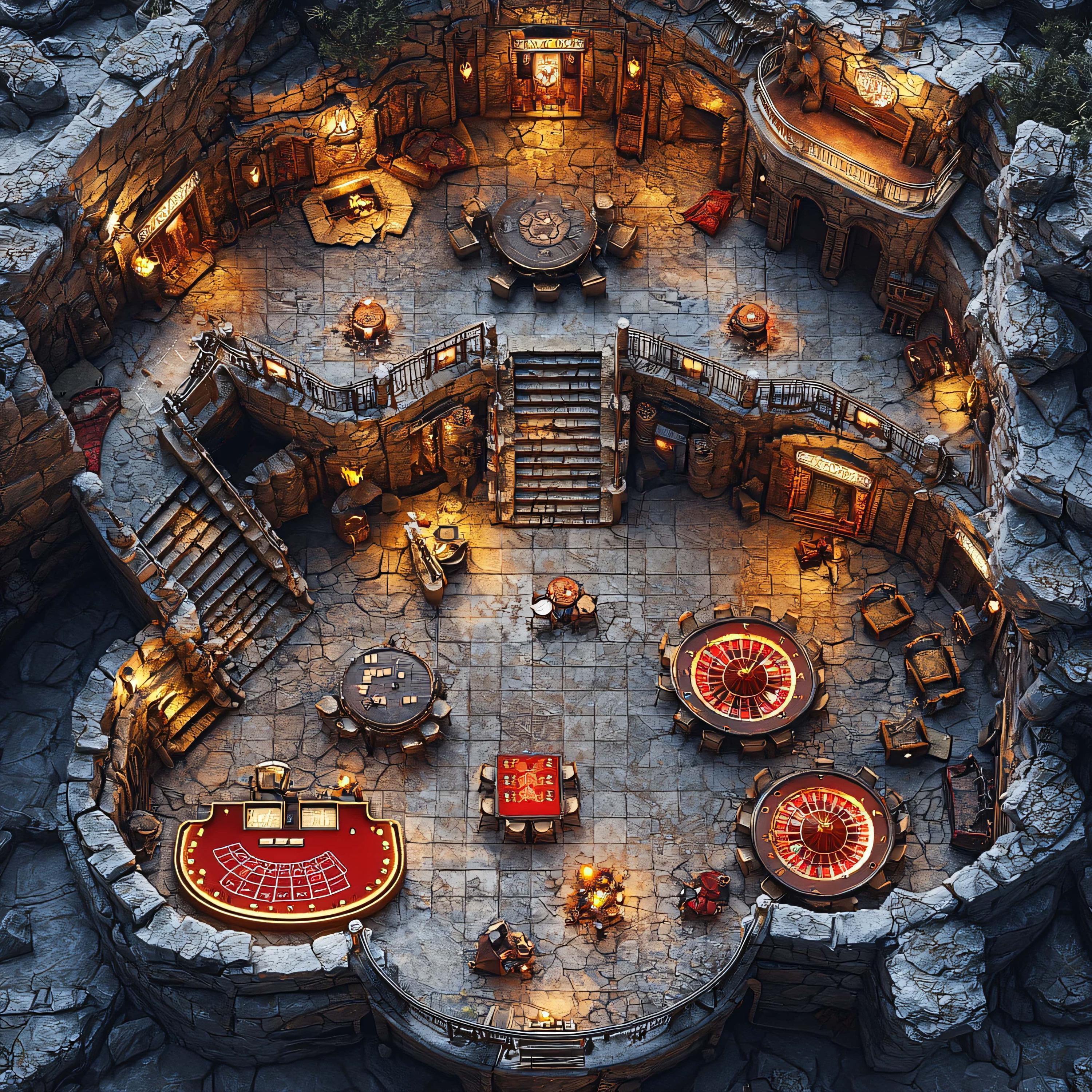 10 Casino Battle Maps, Dnd Battlemap, Pathfinder, D&D, Dungeons and ...