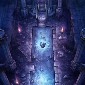 11 Snow/ice Battlemaps, Dnd Battle Map, Pathfinder, D&D, Battlemap ...