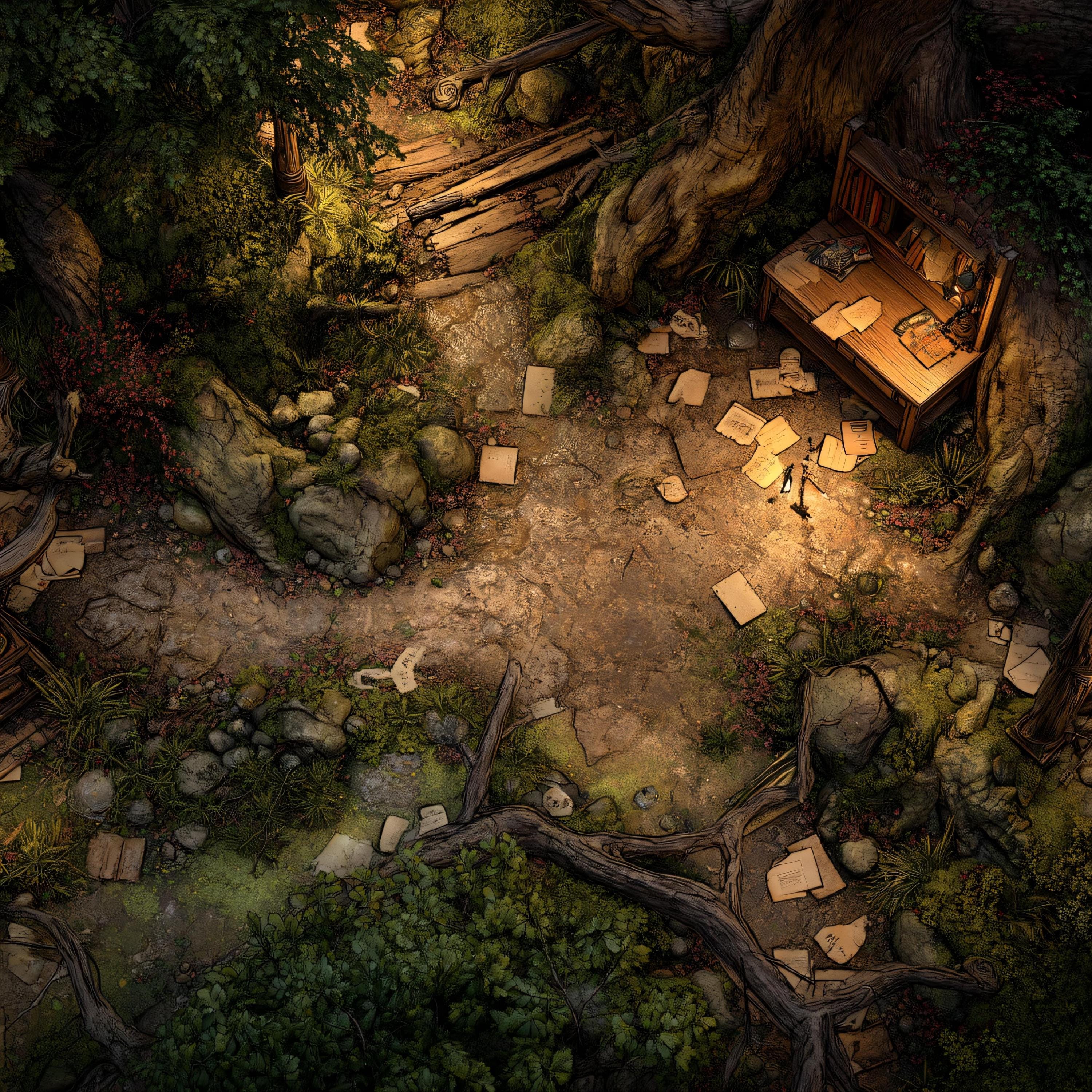 10 Fey/faerie Battle Maps, Dnd Battle Map, Pathfinder, D&D, Battlemap ...