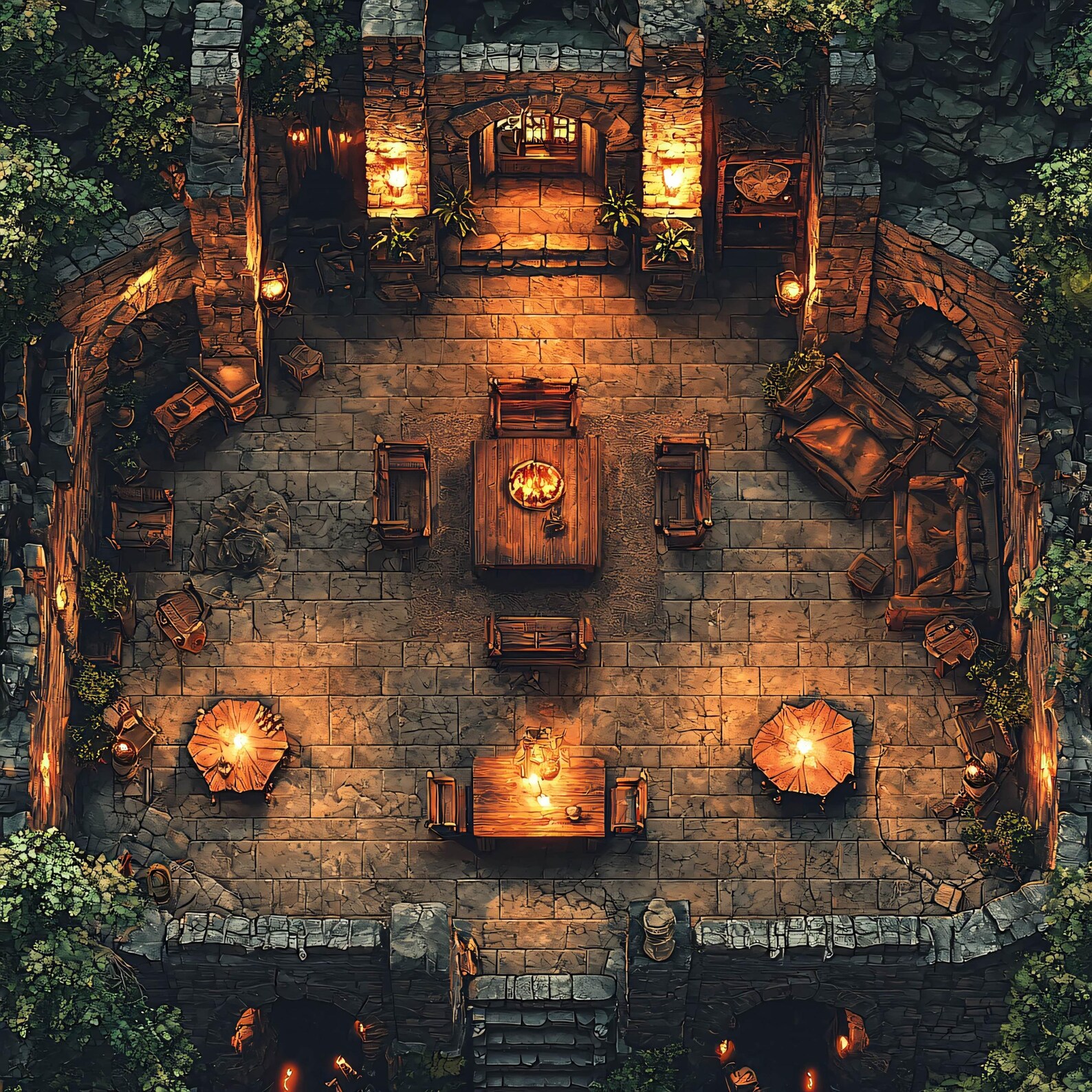 10 Guild Hall Battlemaps, Dnd Battlemap, Pathfinder, D&D, Dungeons and ...