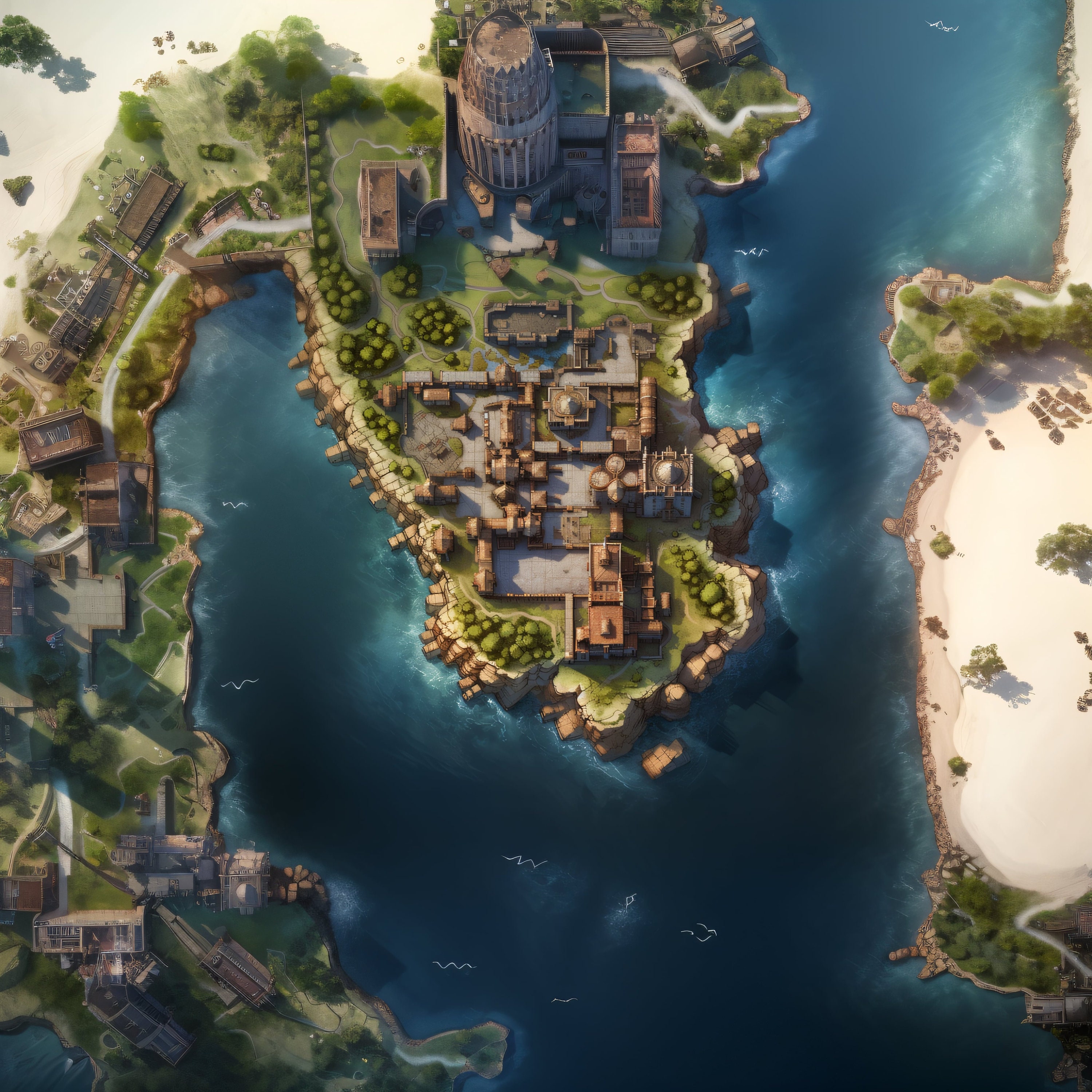 10 River Keep Battle Maps Dnd Battle Map Pathfinder D&D - Etsy