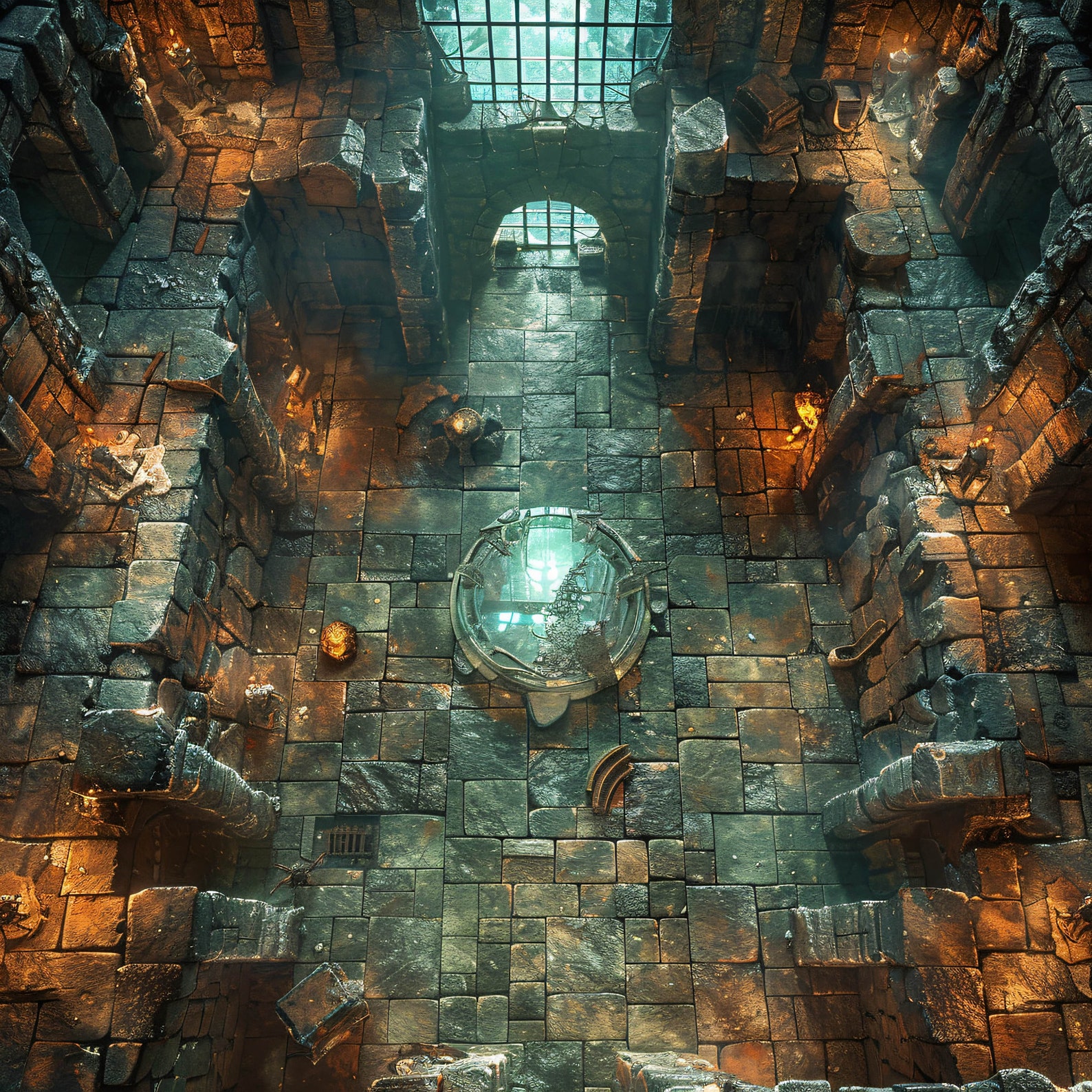 10 Jail/prison Battle Maps, Dnd Battlemap, Pathfinder, D&D, Dungeons ...