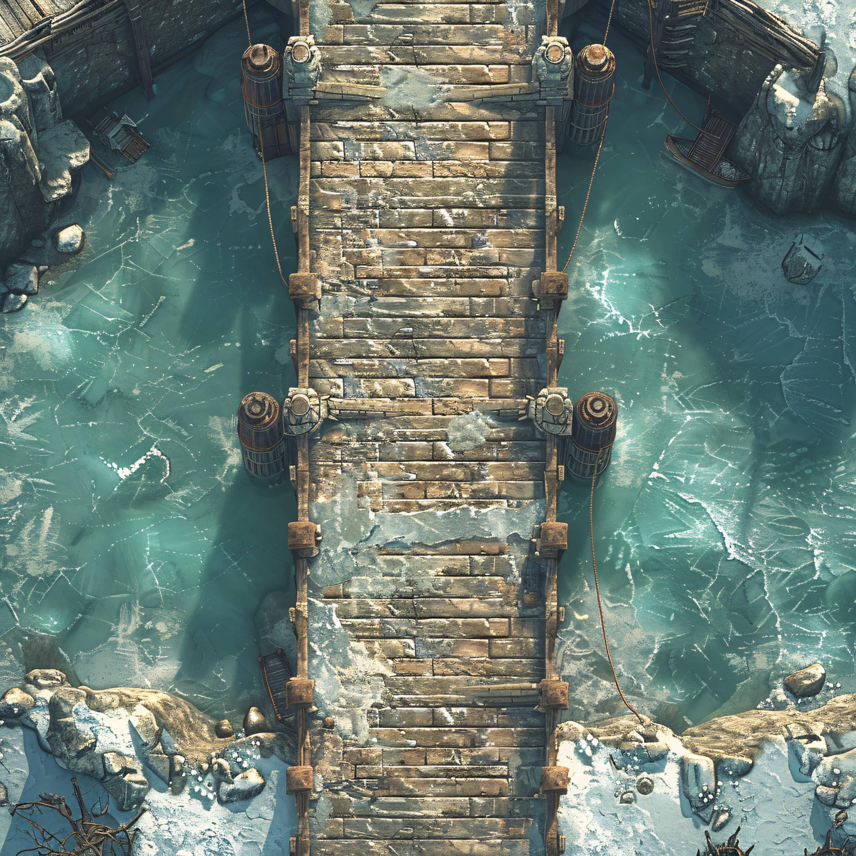 10 Frozen Landscape Battle Maps, Dnd Battlemap, Pathfinder, D&D ...