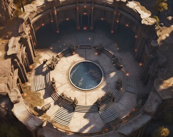 10 Forest Battle Maps, Dnd Battle Map, Pathfinder, D&D, Battlemap ...