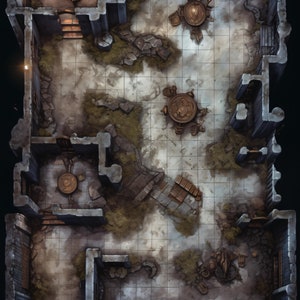 16 Haunted Battle Maps, Dnd Battlemap, Pathfinder, D&D, Battlemap ...