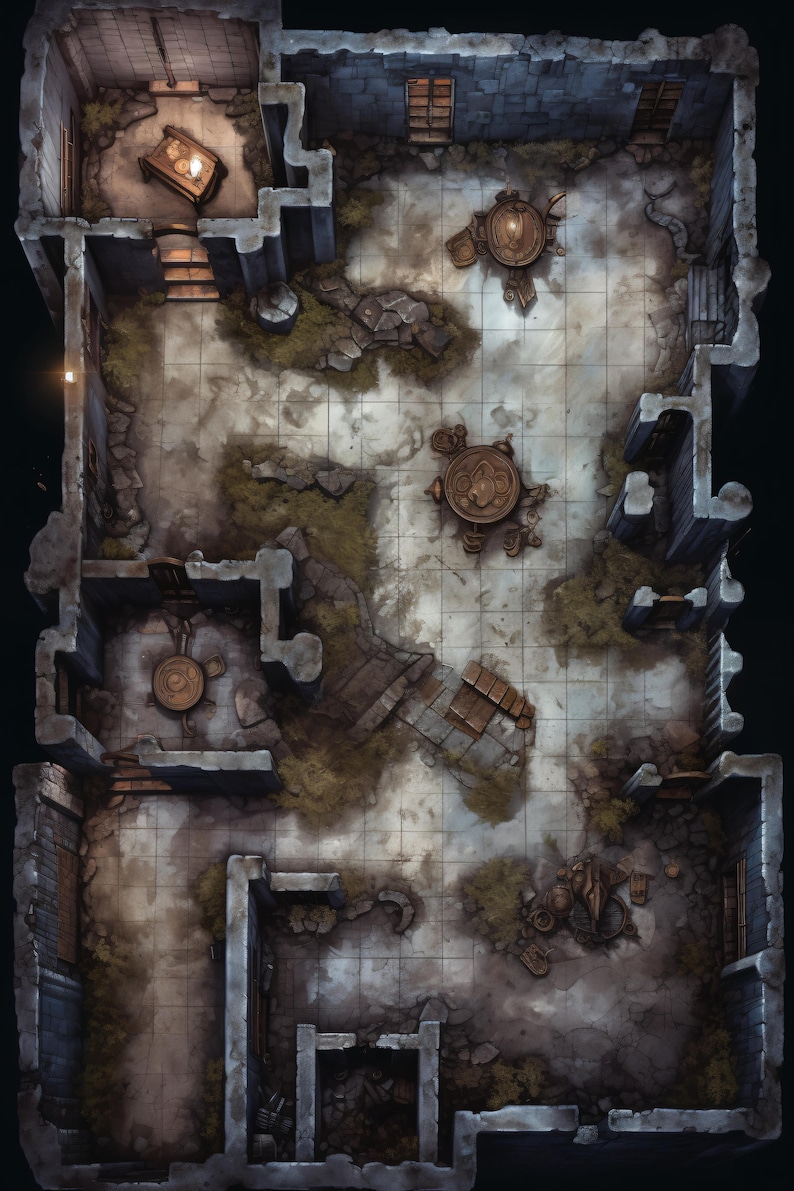 16 Haunted Battle Maps, Dnd Battlemap, Pathfinder, D&D, Battlemap, Dungeons and Dragons, Roll20 ...