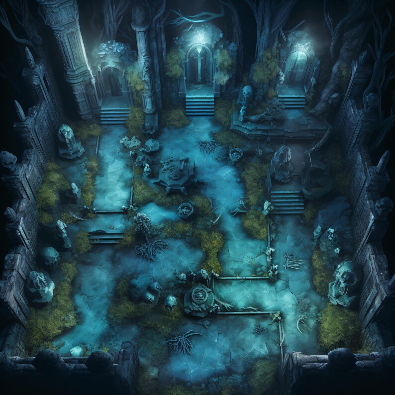 10 Scary Battle Maps, Dnd Battlemap, Pathfinder, D&D, Battlemap ...