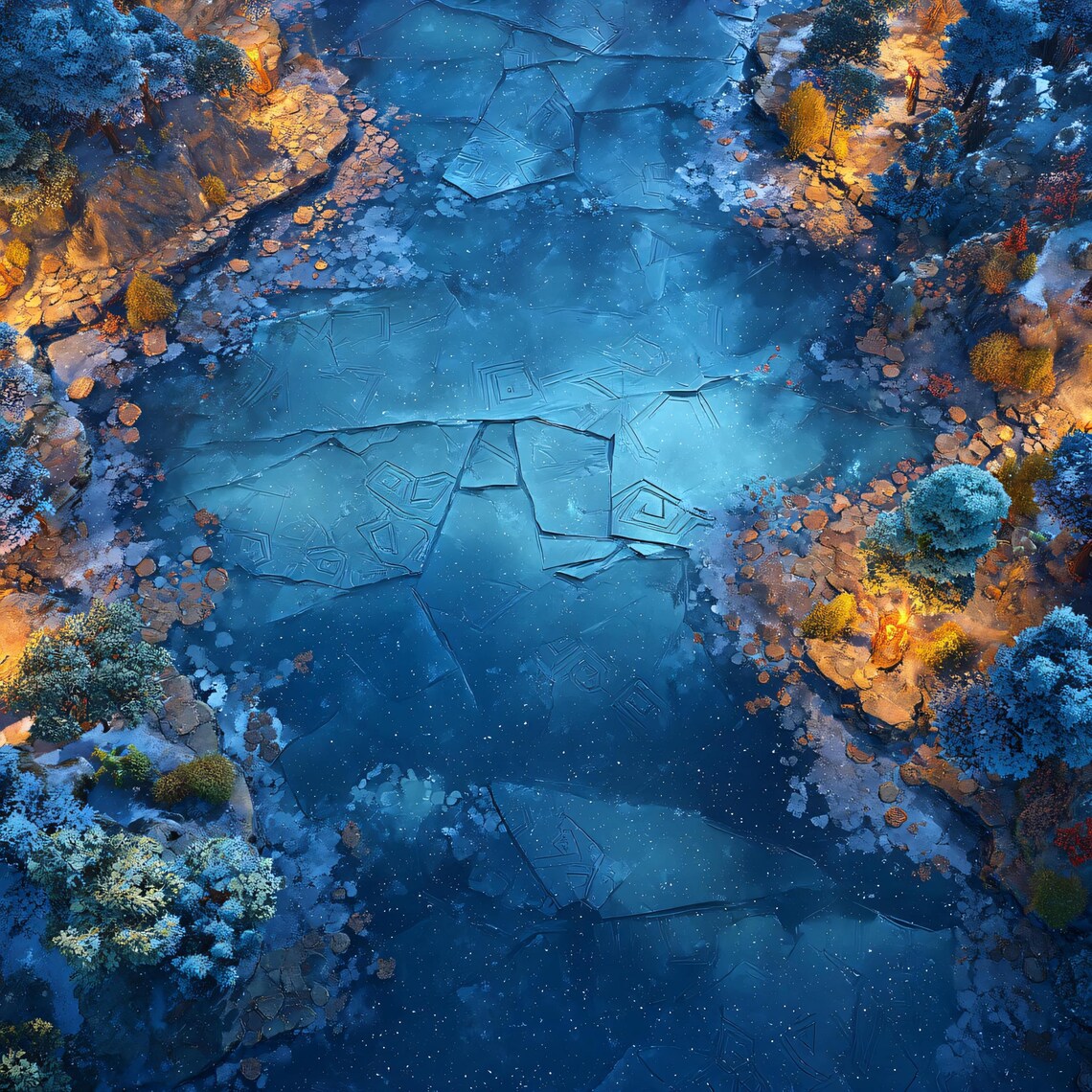 10 Gridless Crystal Battle Maps | VTT Pack for Dnd, Pathfinder & Ttrpgs ...