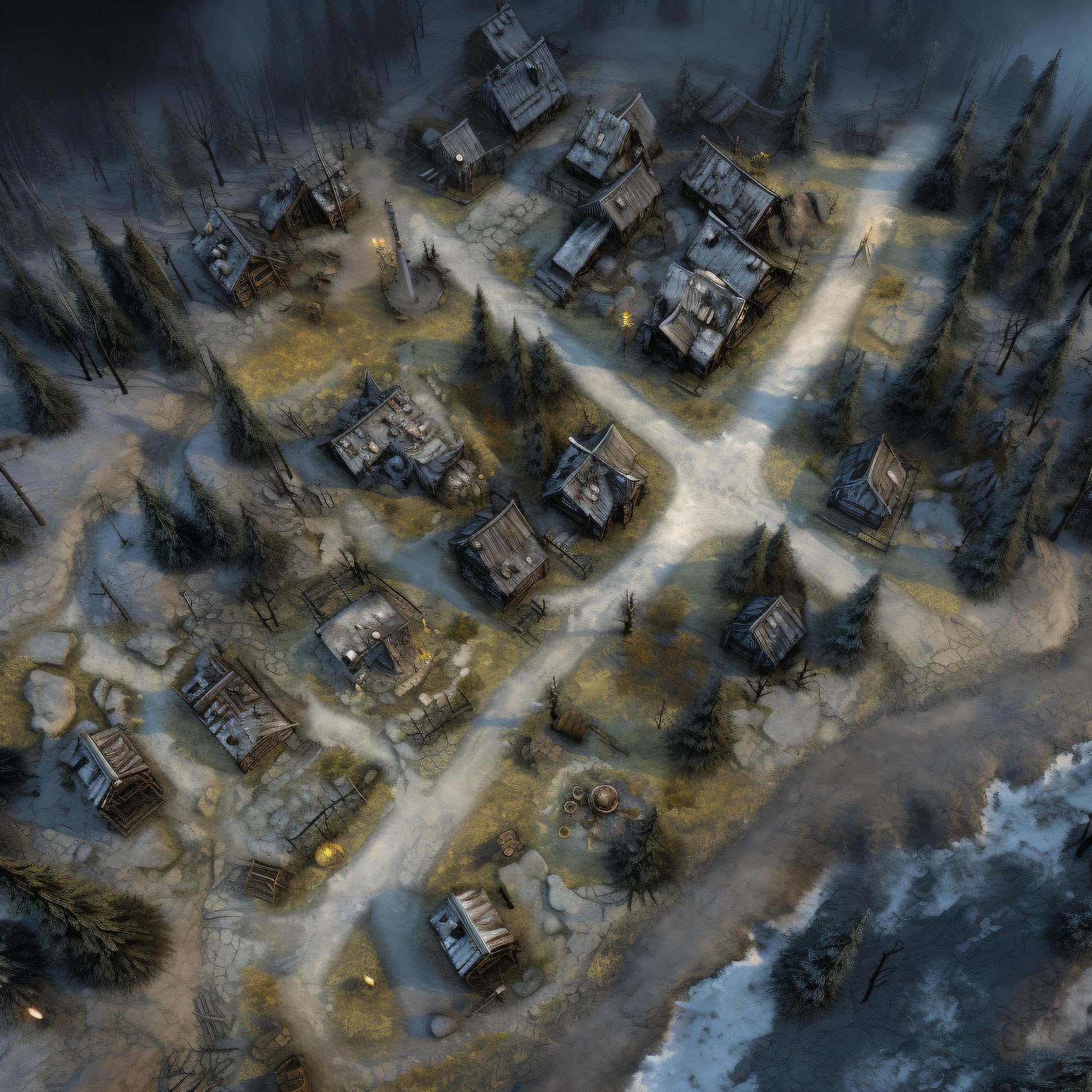 10 Scary Battle Maps, Dnd Battlemap, Pathfinder, D&D, Battlemap ...