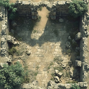 10 Abandoned Town Battle Maps, Dnd, Pathfinder, D&D, Battlemap ...