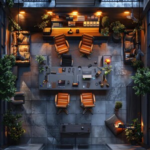 12 Cyberpunk Corpo Office 2 Battlemaps, Sci Fi, Dnd Battle Map ...