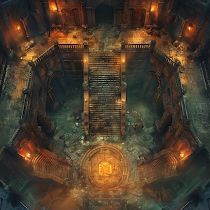 10 Horror Battle Maps, Dnd, Pathfinder, D&D, Battlemap, Dungeons and ...