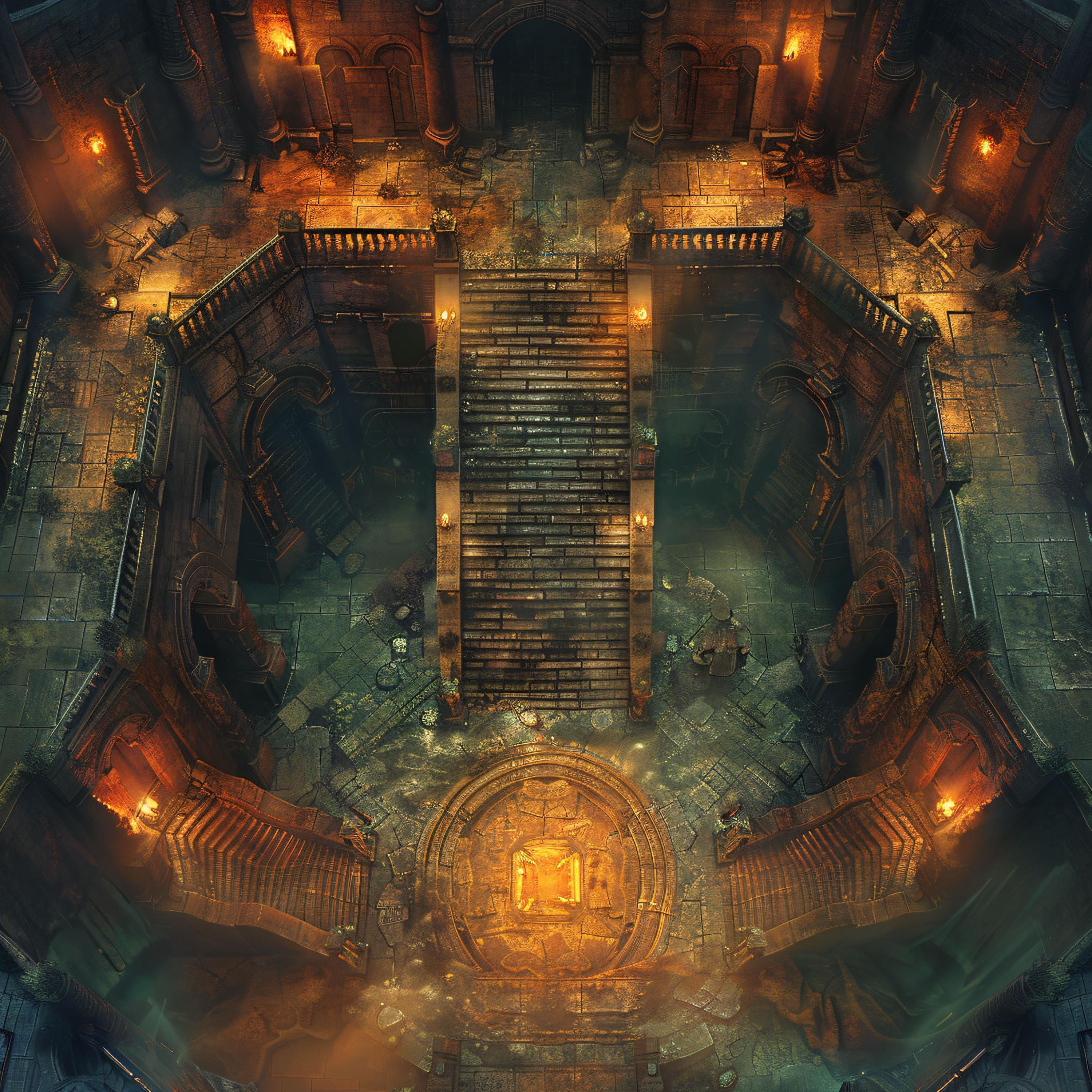 10 Gridless Horror Battle Maps | VTT Pack for Dnd, Pathfinder & Ttrpgs ...