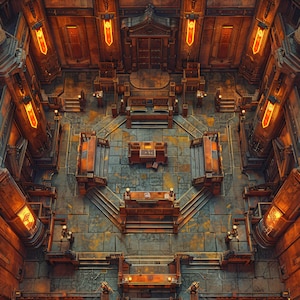 10 Court/jail Battle Maps, Battle Map, Pathfinder, D&D, Battlemap ...