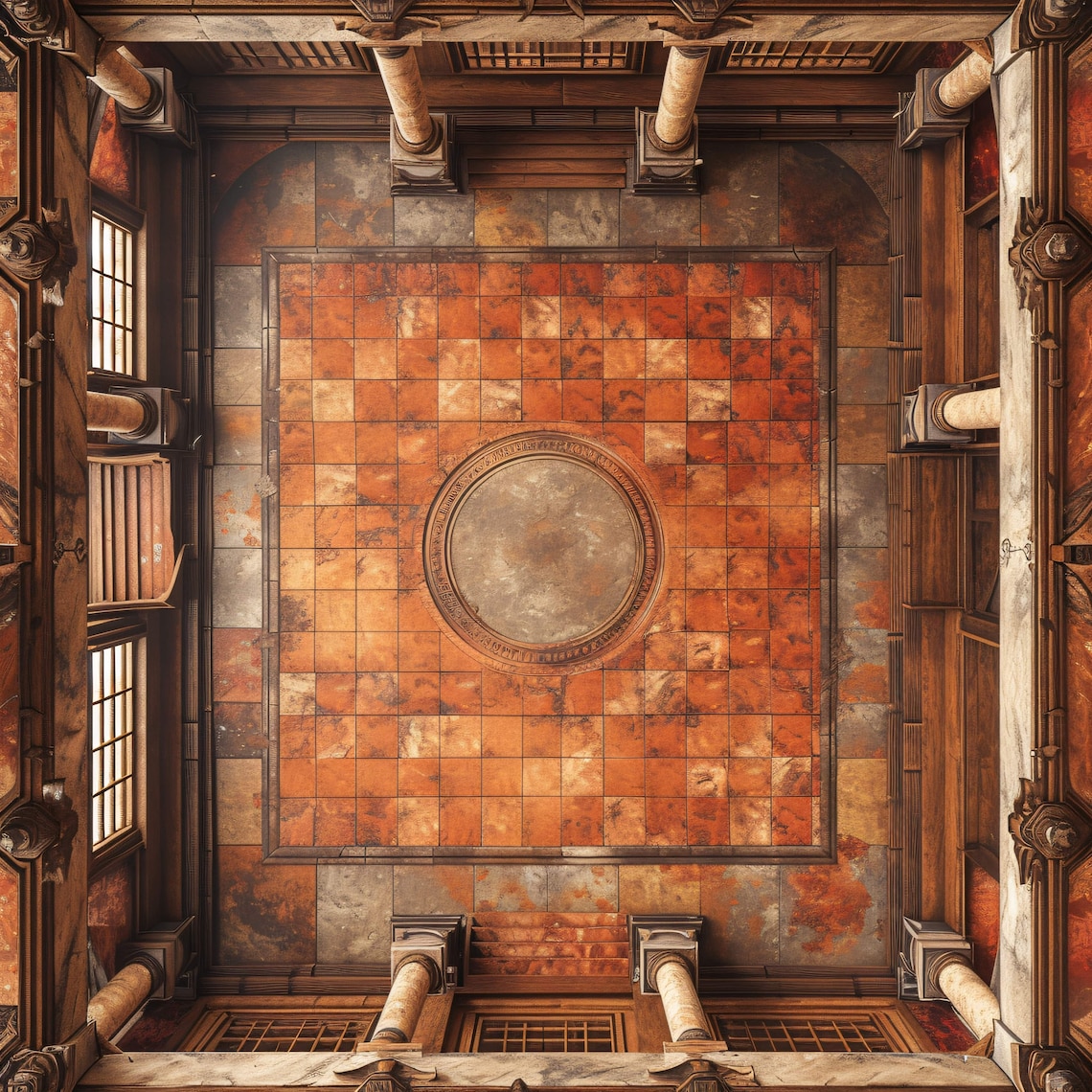 10 Villa/manor/estate Battle Maps, Dnd Battlemap, Pathfinder, D&D ...