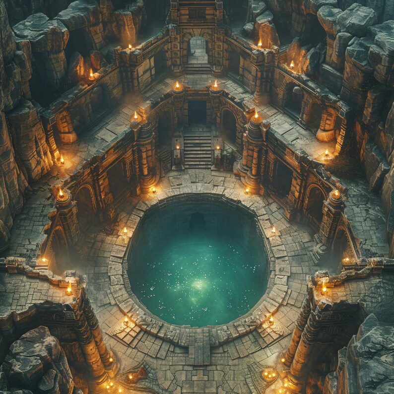 10 Waterway Battle Maps, Dnd Battlemap, Pathfinder, D&D, Battlemap ...