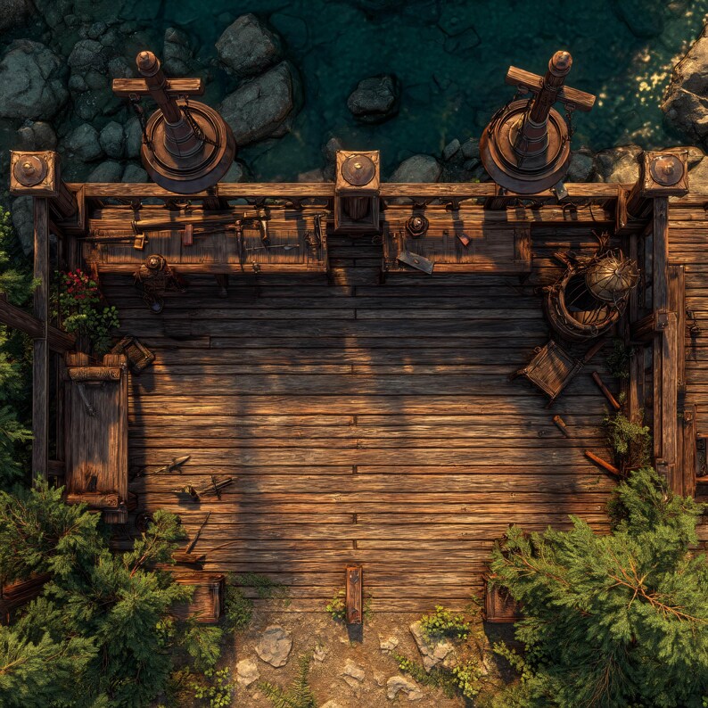 10 Gridless Cliffs/coast Battle Maps | VTT Pack for Dnd, Pathfinder ...