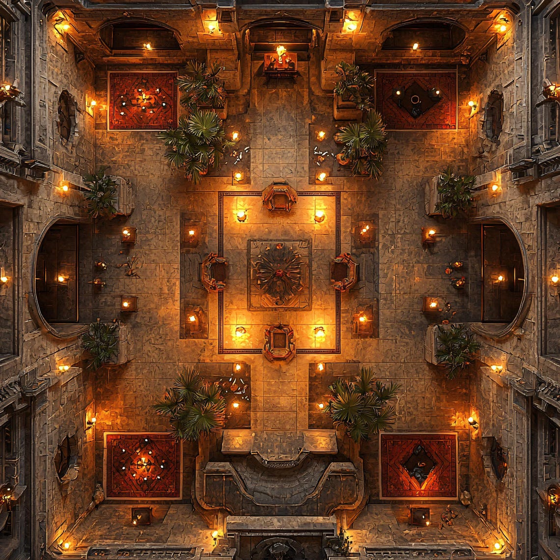 10 Cyberpunk Christmas Battlemaps, Battle Map, Sci Fi, Cyberpunk, D&D ...