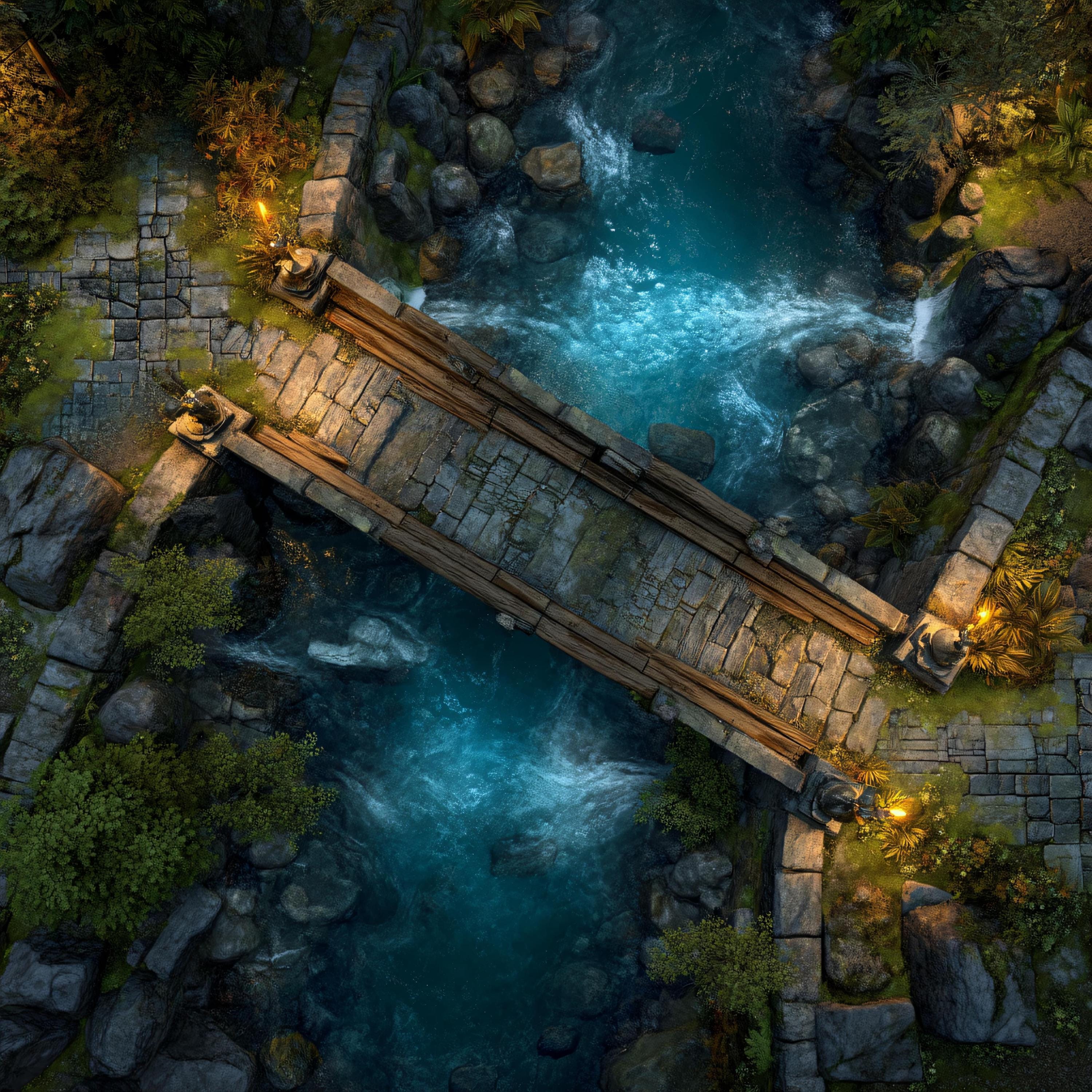 10 Gridless Forest Life Battle Maps | VTT Pack for Dnd, Pathfinder ...