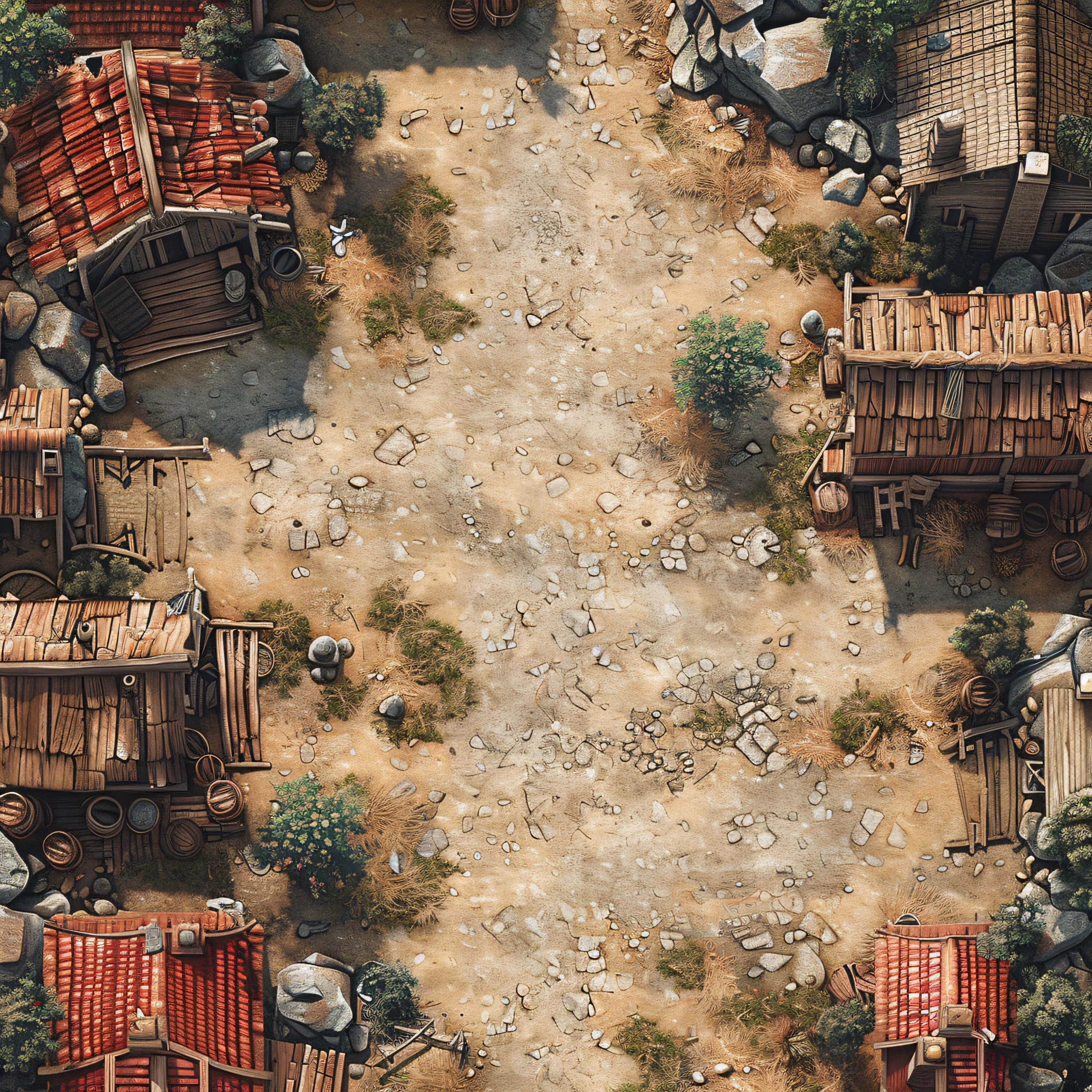 10 Cyberpunk Tent and Shack Battlemaps, Sci Fi, Cyberpunk, Battle Map ...