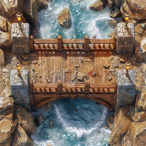 10 Bridges Battle Maps, Dnd, Pathfinder, D&D, Battlemap, Dungeons and ...