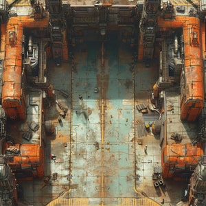 10 Gridless Cyberpunk Factory Battlemaps | VTT Pack for Shadowrun ...