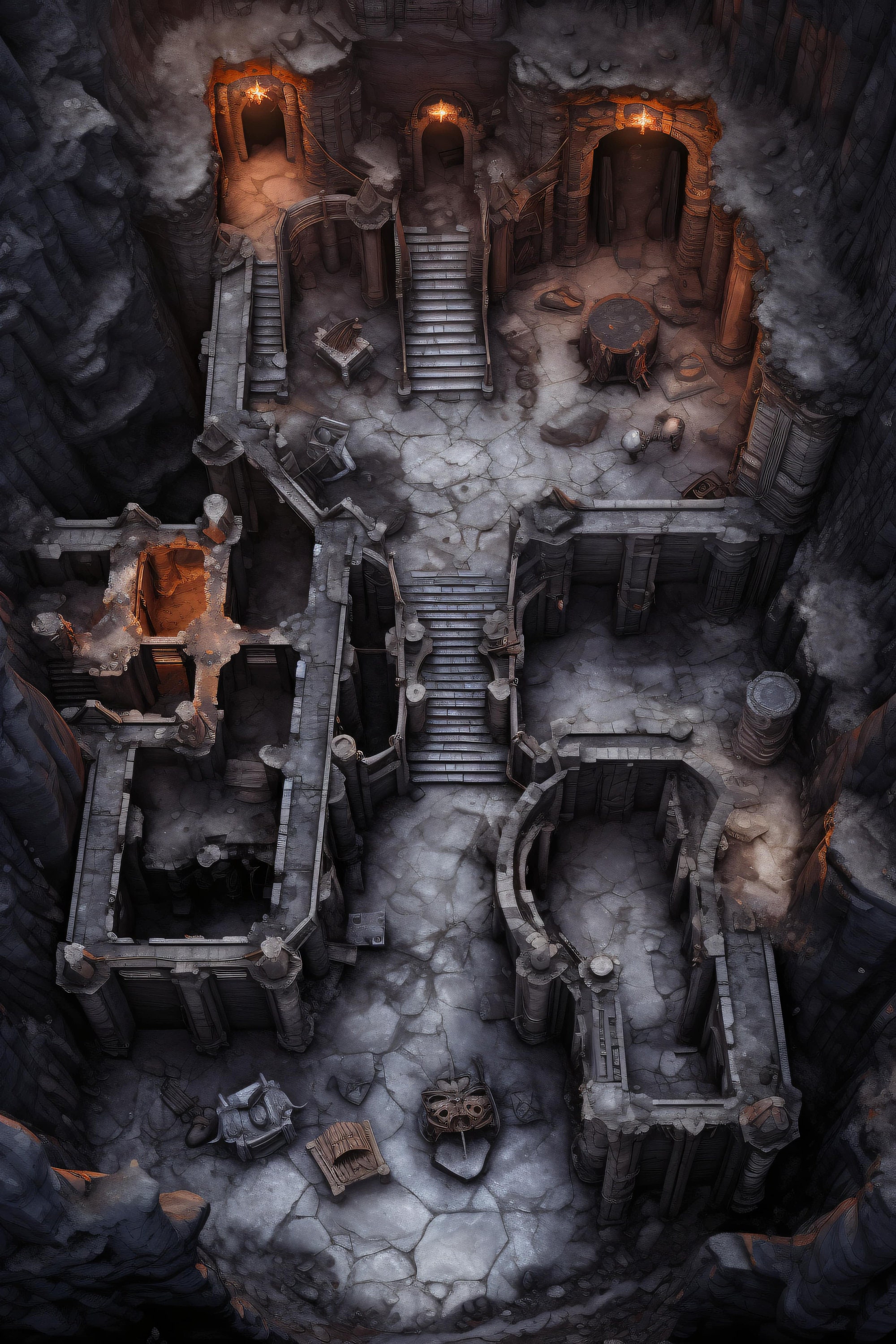 16 Mine Battlemaps Dnd Battle Map Pathfinder Dungeons and - Etsy