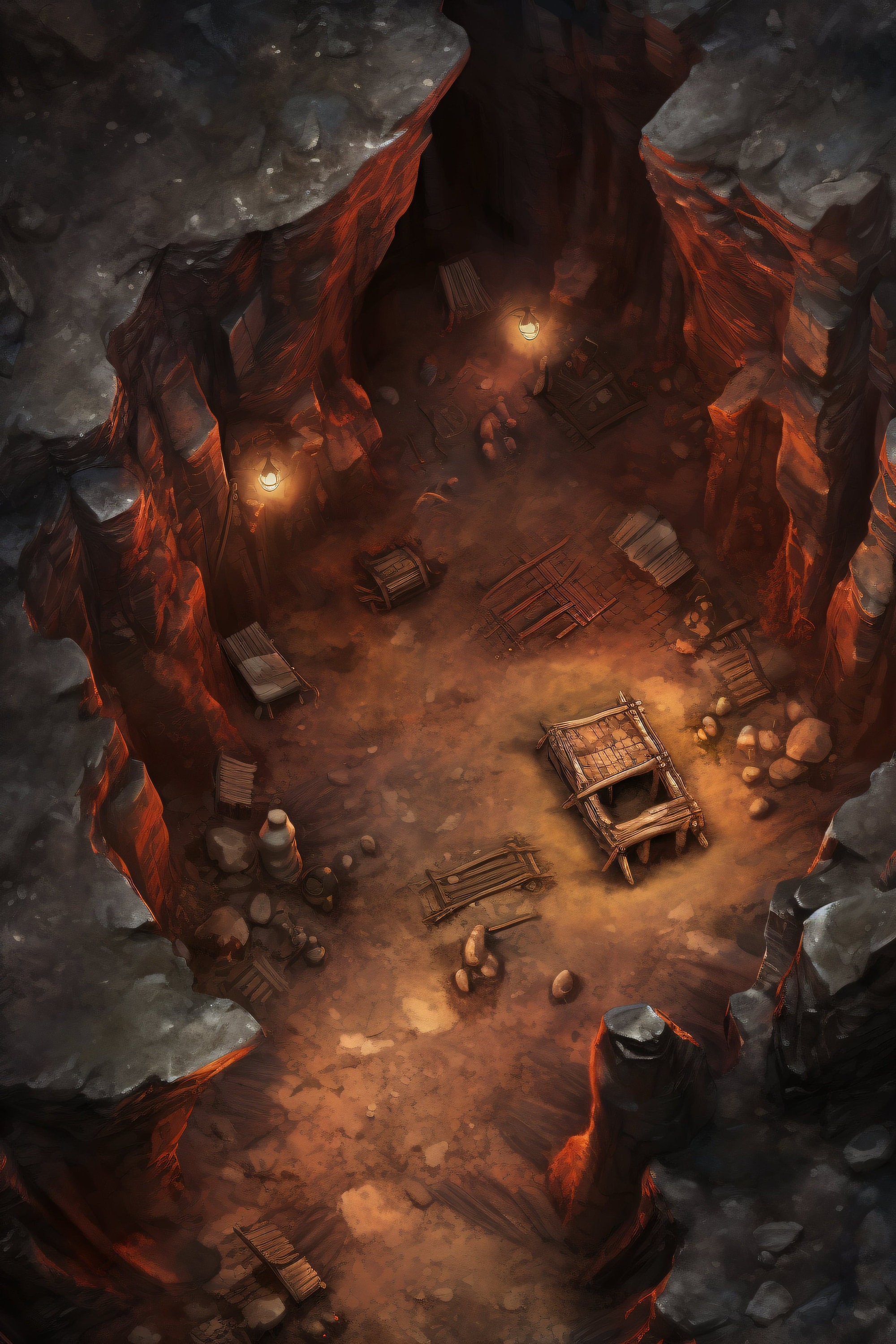 16 Cave/underdark Maps, Dnd Battle Map, Pathfinder, D&D, Battlemap ...