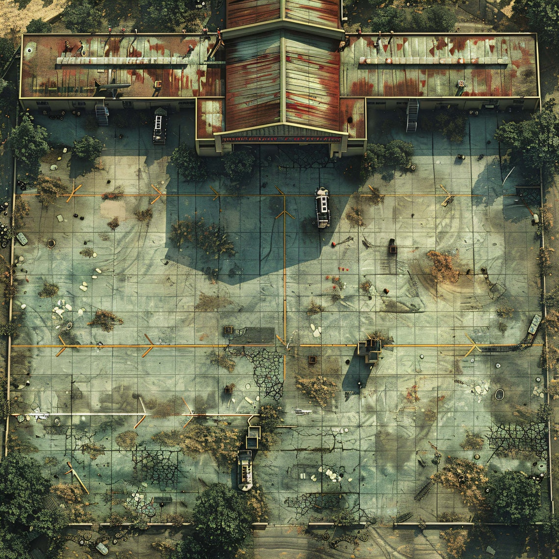 17 Airport Battlemaps, Sci Fi, Dnd Battle Map, Cyberpunk, D&D ...