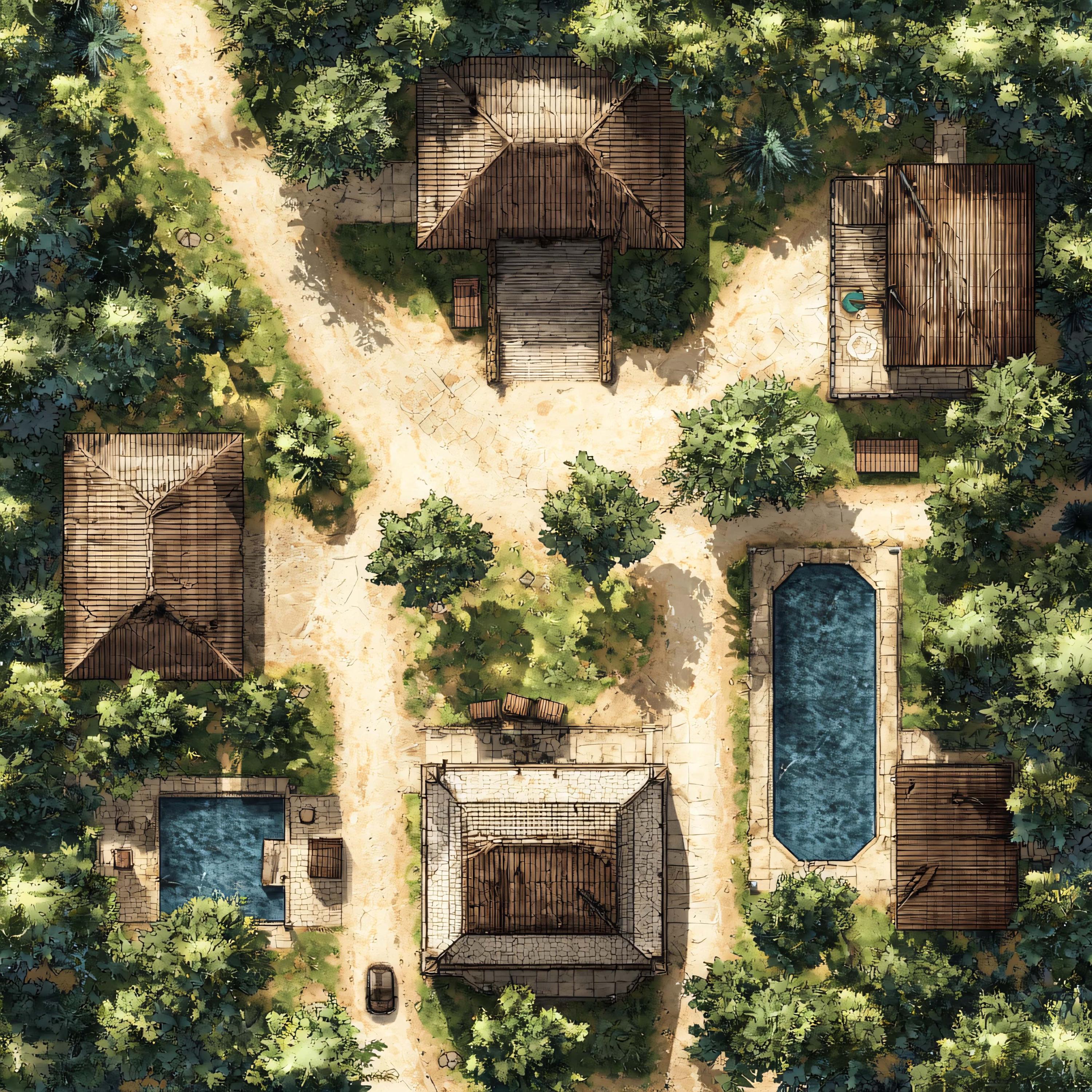 10 Gridless Farming Maps Battle Maps | VTT Pack for Dnd, Pathfinder ...