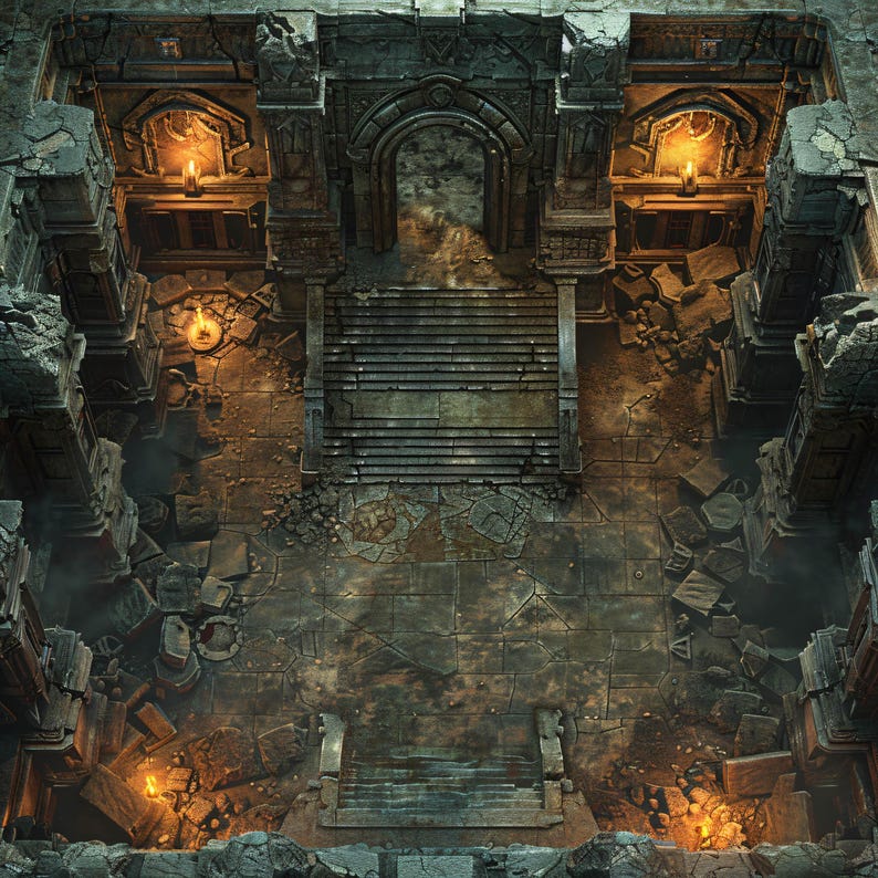 10 Haunted Village Battle Maps, Dnd, Pathfinder, D&D, Battlemap ...
