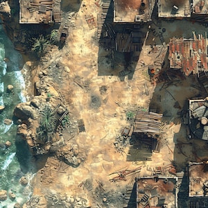 10 Cyberpunk Tent and Shack Battlemaps, Sci Fi, Cyberpunk, Battle Map ...