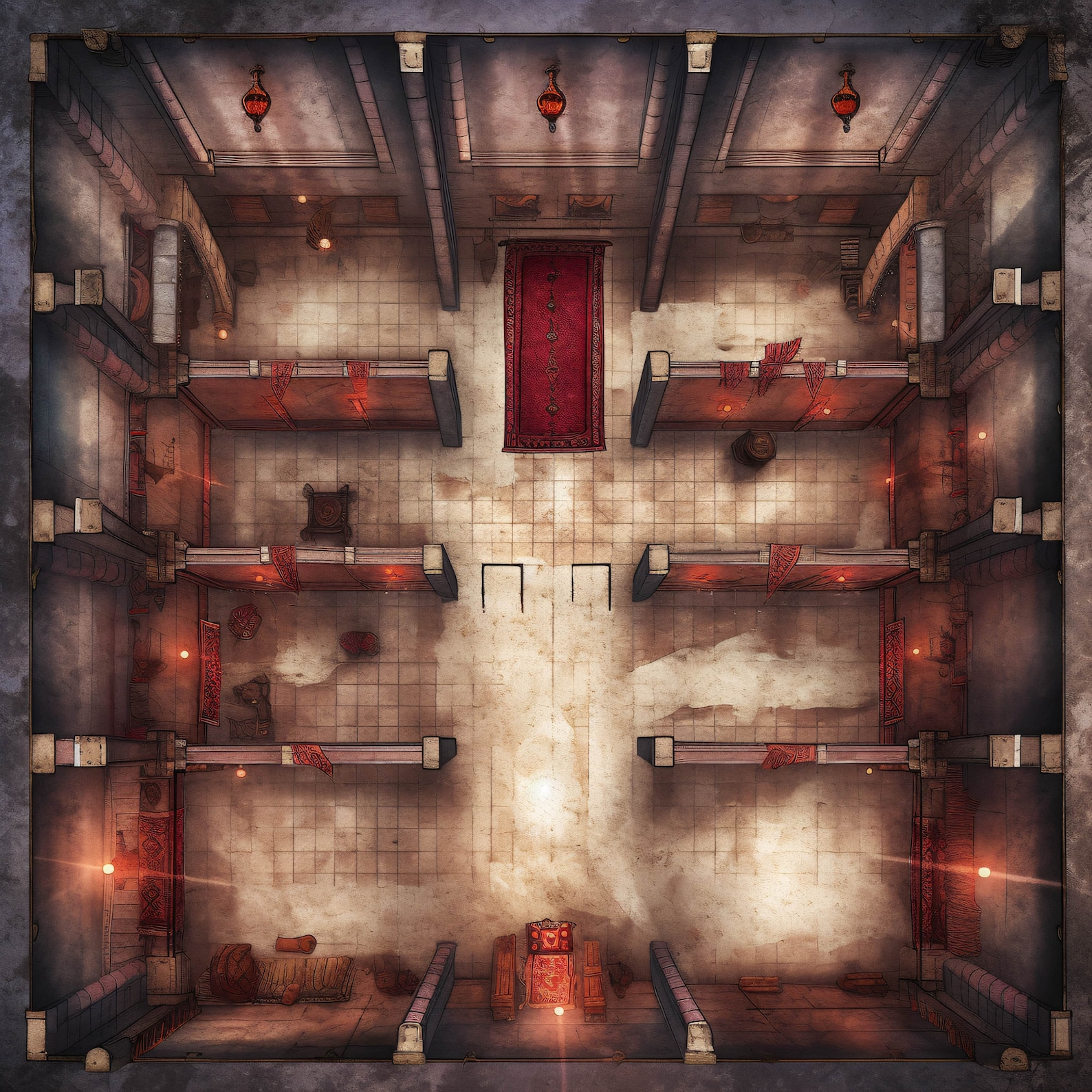 10 Temple Battle Maps, Dnd Battlemap, Pathfinder, D&D, Battlemap ...