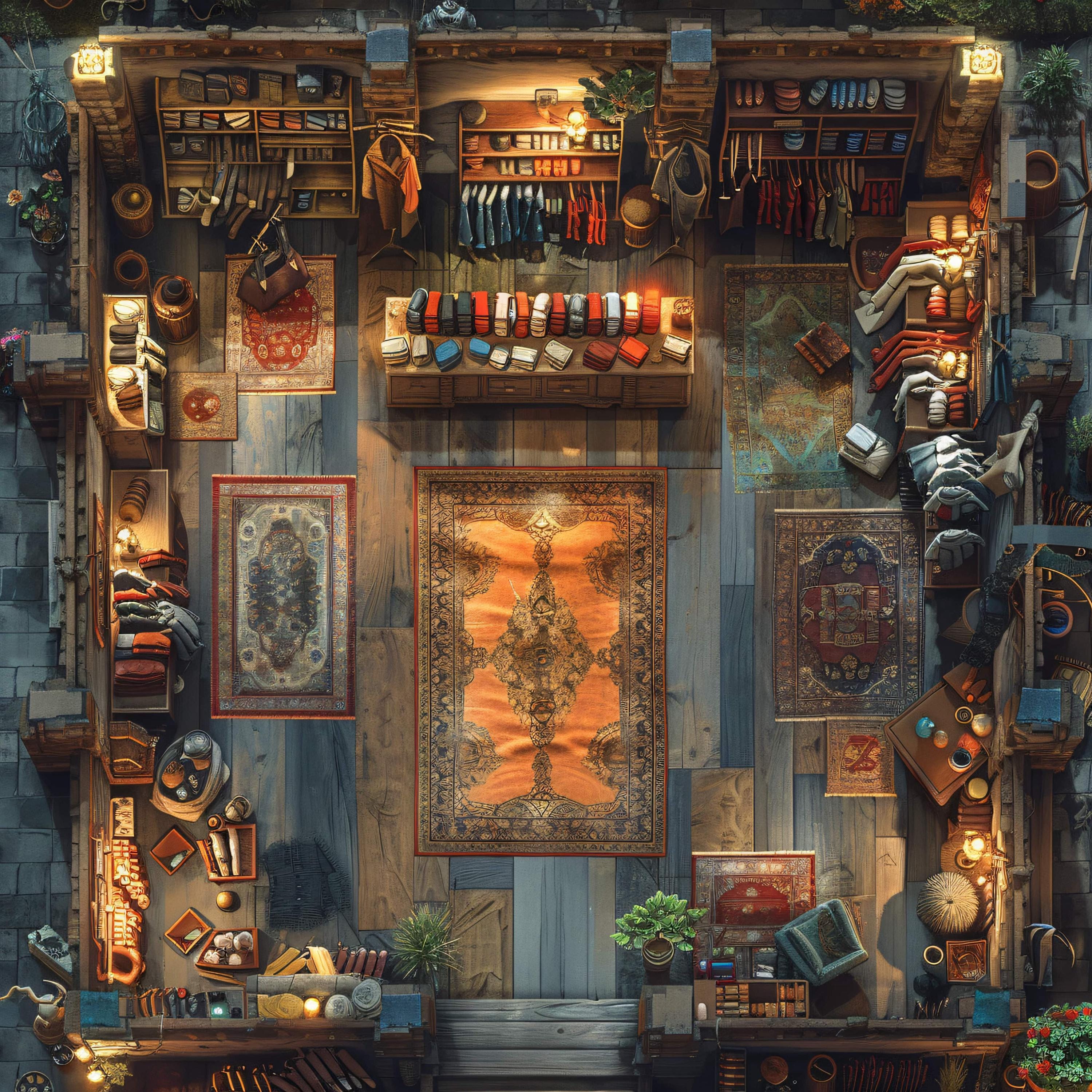 10 More Merchant/shop Battle Maps, Battlemap, Pathfinder, D&D, Dungeons ...