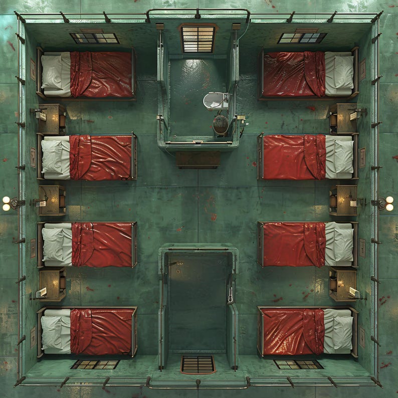 10 Cyberpunk Hospital Battlemaps, Sci Fi, Cyberpunk, D&D, Shadowrun ...