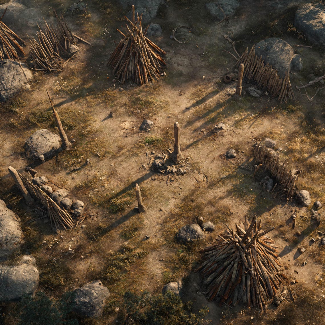 10 Gridless Orc/goblin Fort Battle Maps | VTT Pack for Dnd, Pathfinder ...