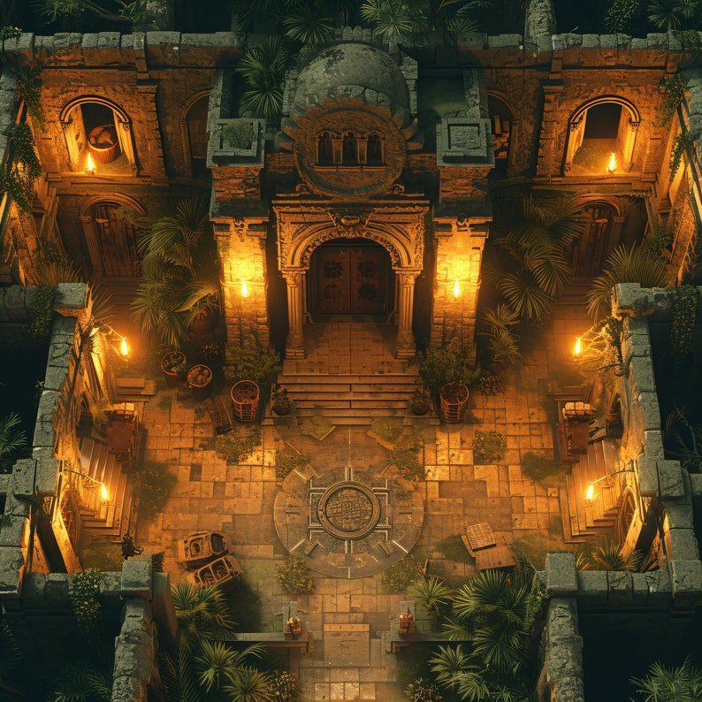 10 Villa/manor/estate Battle Maps, Dnd Battlemap, Pathfinder, D&D ...