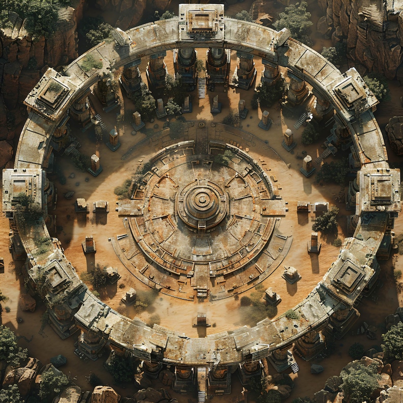 10 Druid Grove Maps, Pathfinder, D&D, Battlemap, Dungeons and Dragons ...