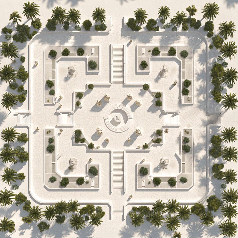 10 Desert City Battle Maps, Dnd Battle Map, Pathfinder, D&D, Battlemap ...