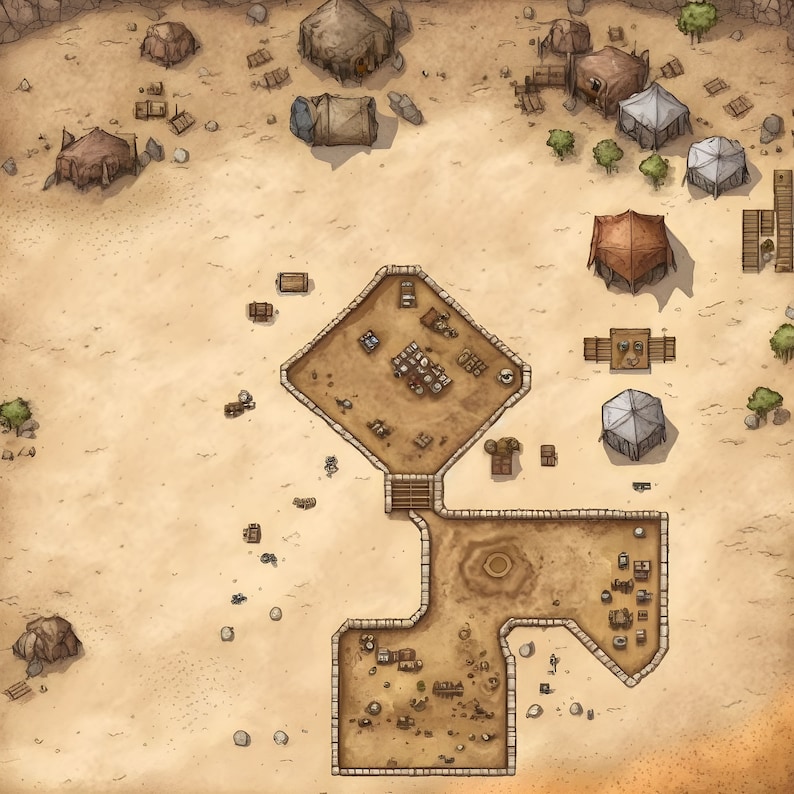 10 Desert Battle Maps Dnd Battle Map Pathfinder D&D - Etsy New Zealand
