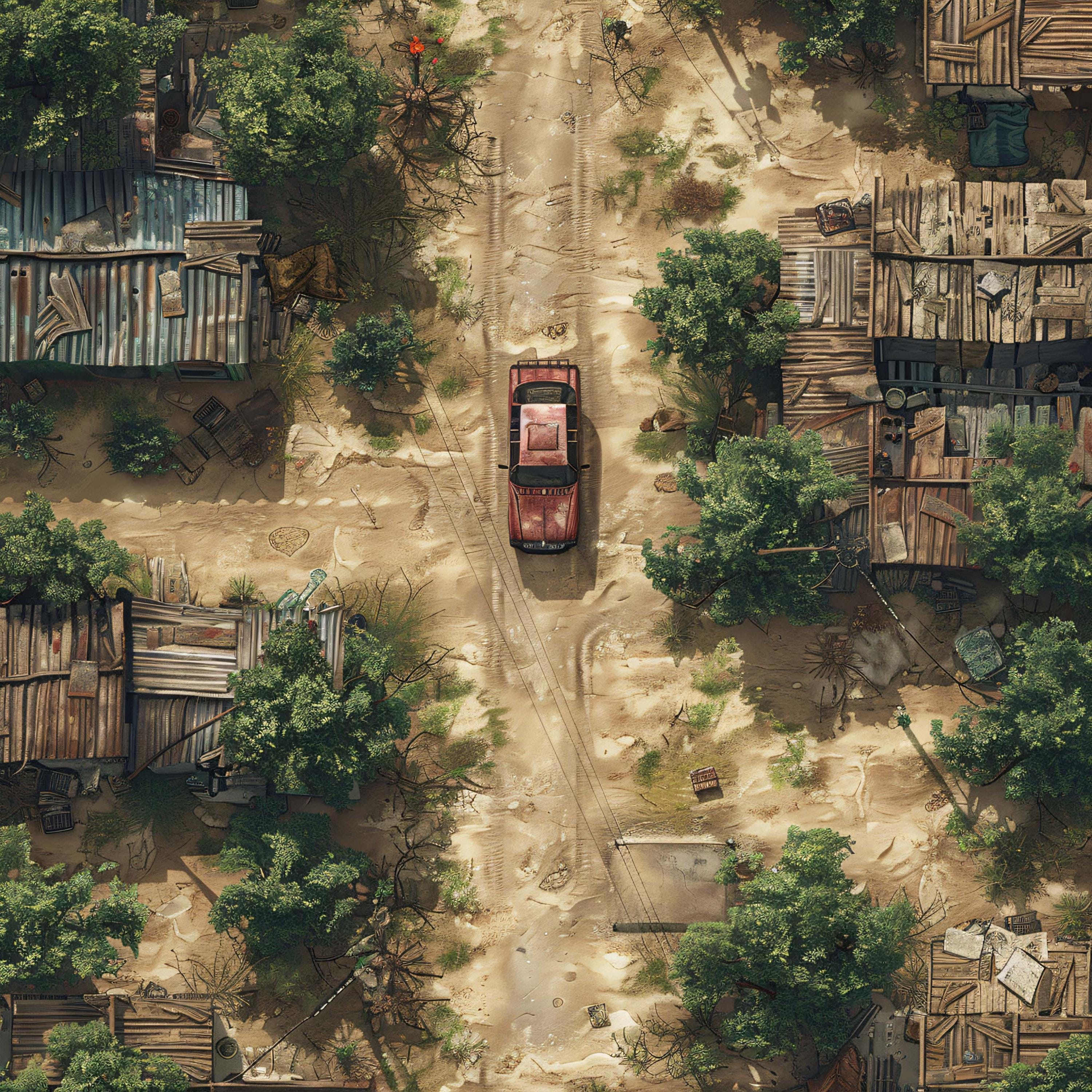 10 Cyberpunk Rural Battlemaps, Sci Fi, Cyberpunk, D&D, Shadowrun ...