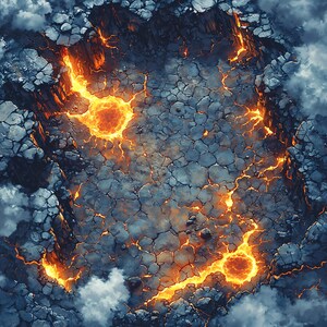 10 Volcano / Fire Battle Maps, Dnd Battlemap, Pathfinder, D&D, Dungeons ...