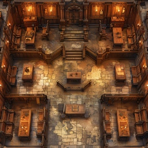 10 Court/jail Battle Maps, Battle Map, Pathfinder, D&D, Battlemap ...